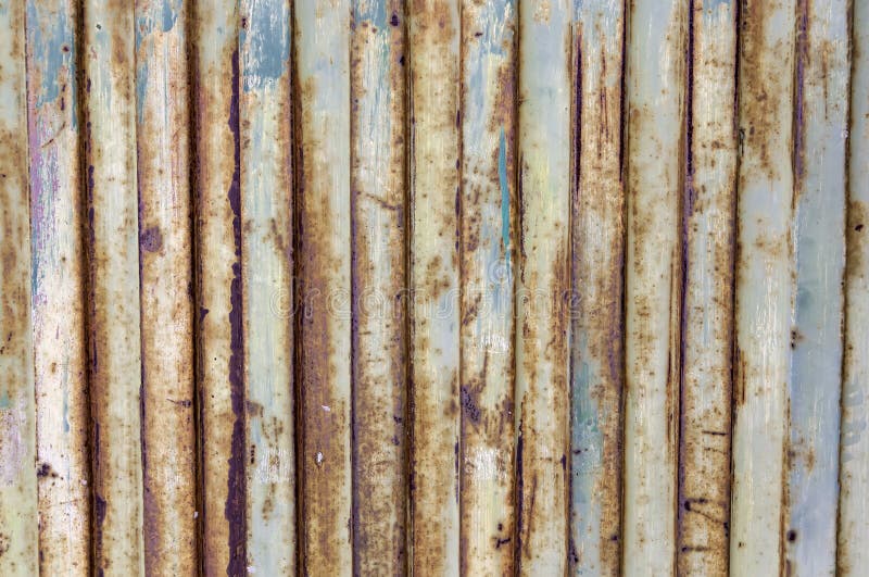 Rust texture on metal wall stock photo. Image of heavy - 215763880