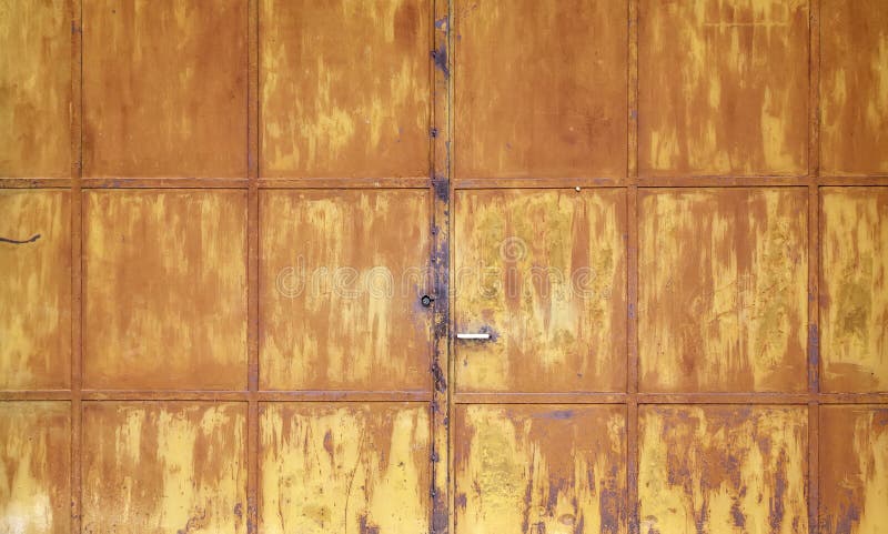Rust texture on metal wall stock photo. Image of pattern - 215763888