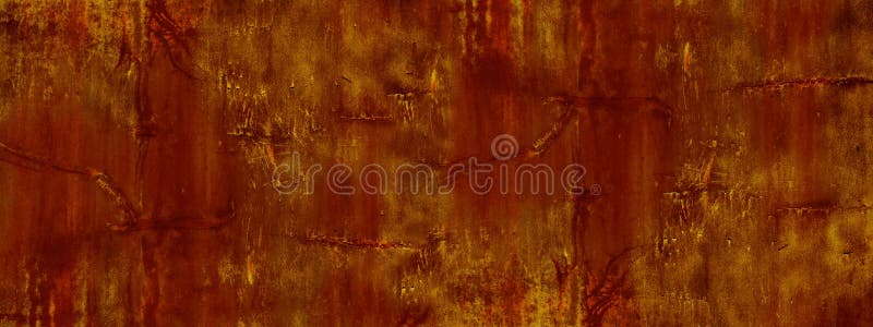 Rust Texture. Orange Red Rust Surface. Old Painted Iron with Scratches ...