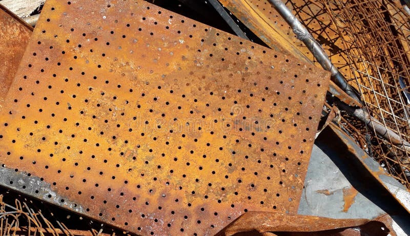 Rust. Texture of Rusty, Rusted Metal. Red Background. Rusty Background ...