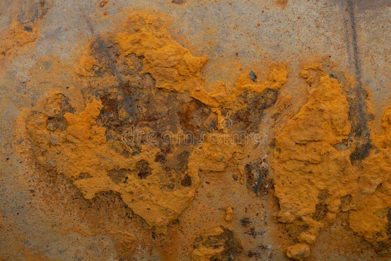 Rust Texture Small Brown Rust Pockets Rusty Brown Weathered Surface ...