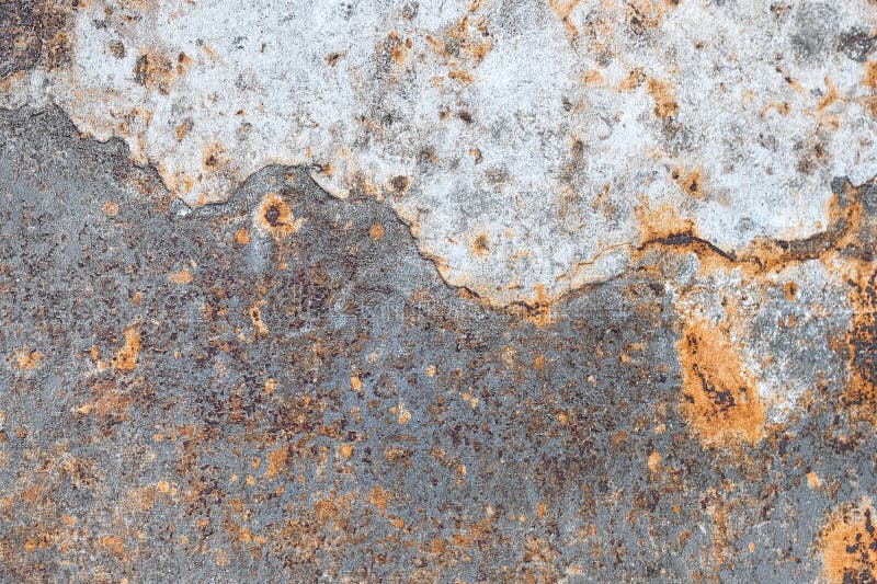 Rust Texture with Spots and Bumps on a Metal Sheet Stock Image - Image ...