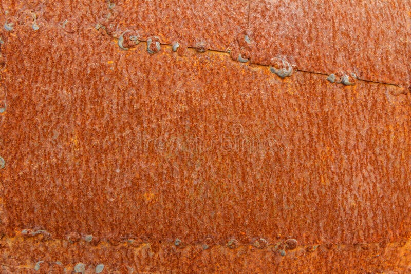 Rust Textured Background with Holes and White Paint Stock Image - Image ...