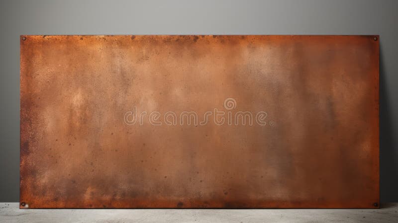 Rust Twill Sign Mockup on Gray Background - Rectangular Plain Mockup ...