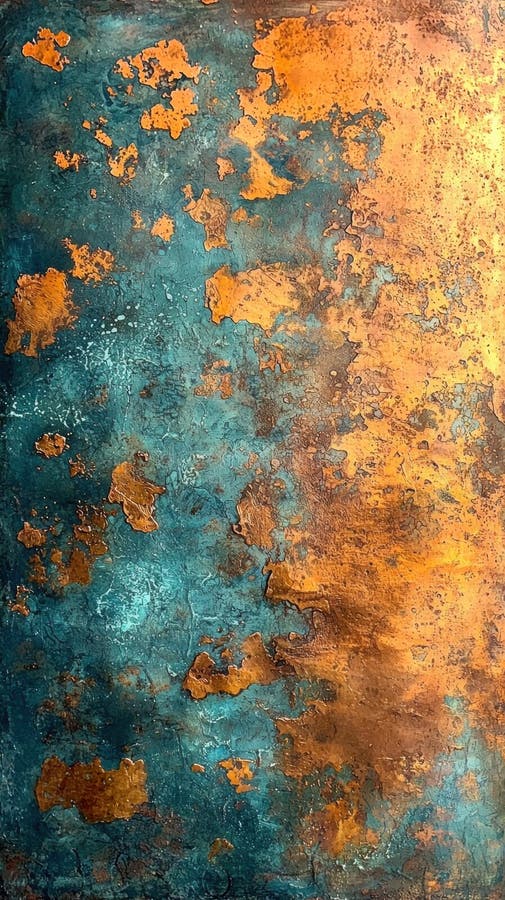 Rust Wall Featuring a Distinctive Surface Pattern and Rich Coloring ...