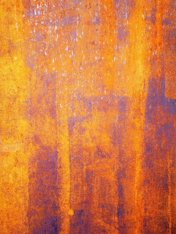 Rust Wall Metal Texture Rough Background. Old Metal Stock Photo - Image ...