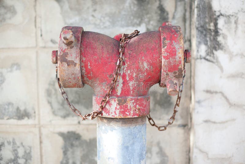 Rust On Water Pipe System. Pumping Systems For Industrial Plants ...