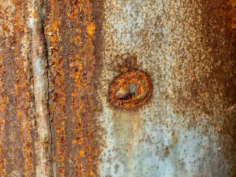 Rusty Textured Steel Metal Panel Stock Image - Image of design, blank ...