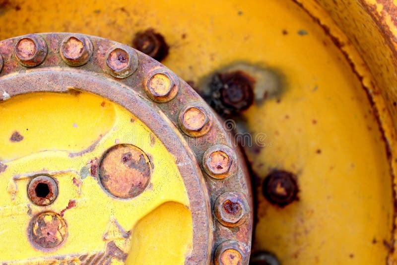 Rust wheel stock image. Image of wheel, closeup, auto - 52423379