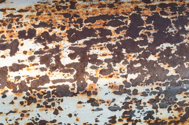 Rust on white iron plate stock image. Image of rust - 116816231