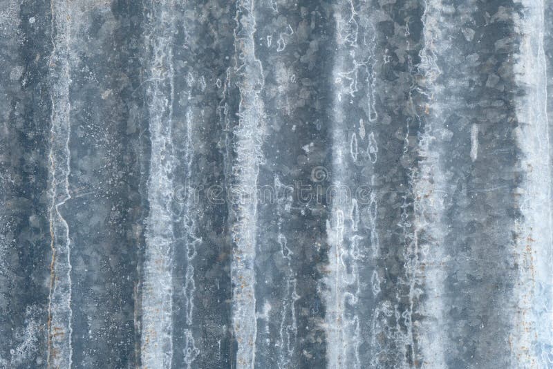 Rust on zinc stock image. Image of metal, wall, close - 195077833