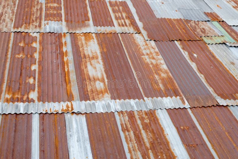 The Rust of zinc stock photo. Image of wall, zinc, rust - 94550558