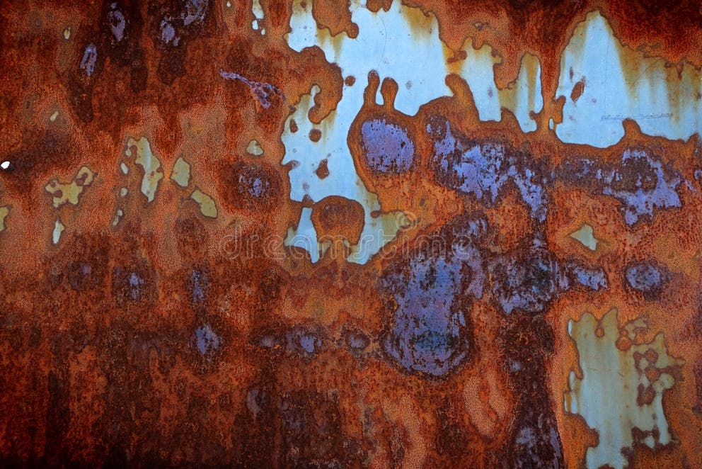 Rust on zinc stock image. Image of metal, architecture - 194777303