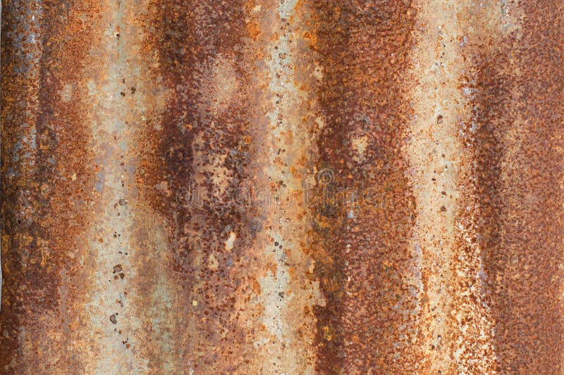 Rust on zinc sheet stock photo. Image of rusty, pattern - 144916634