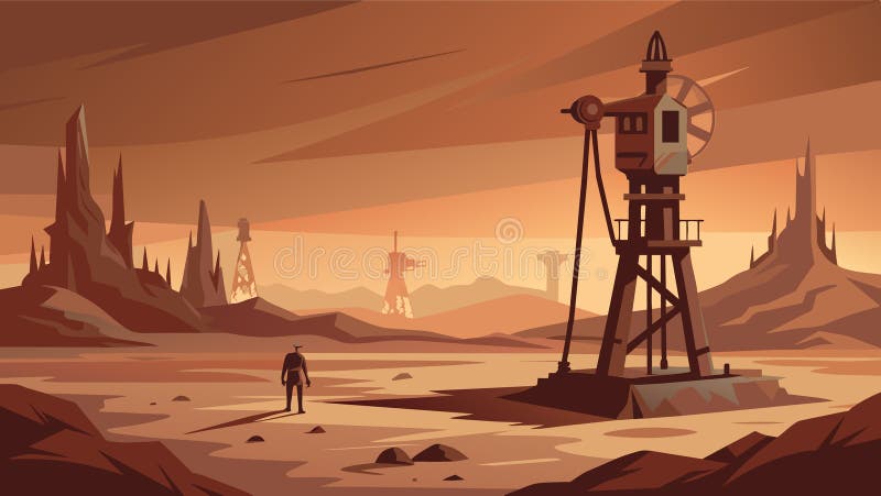 A Rusted Abandoned Mining Drill with Its Drill Bit Still Attached ...