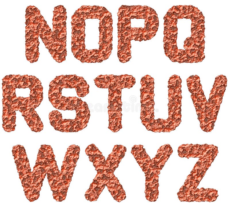 Rusted Letters Stock Illustrations – 304 Rusted Letters Stock ...