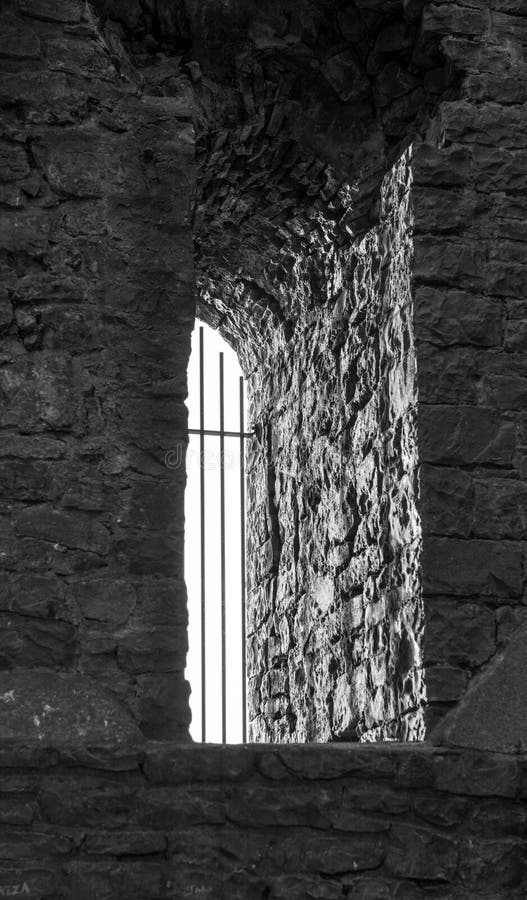 Rusted Bars on Clitheroe Castle Window in the UK Stock Image - Image of ...