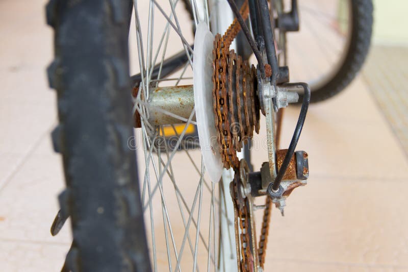 Rusted bicycle gear stock photo. Image of mechanic, sport - 34221266