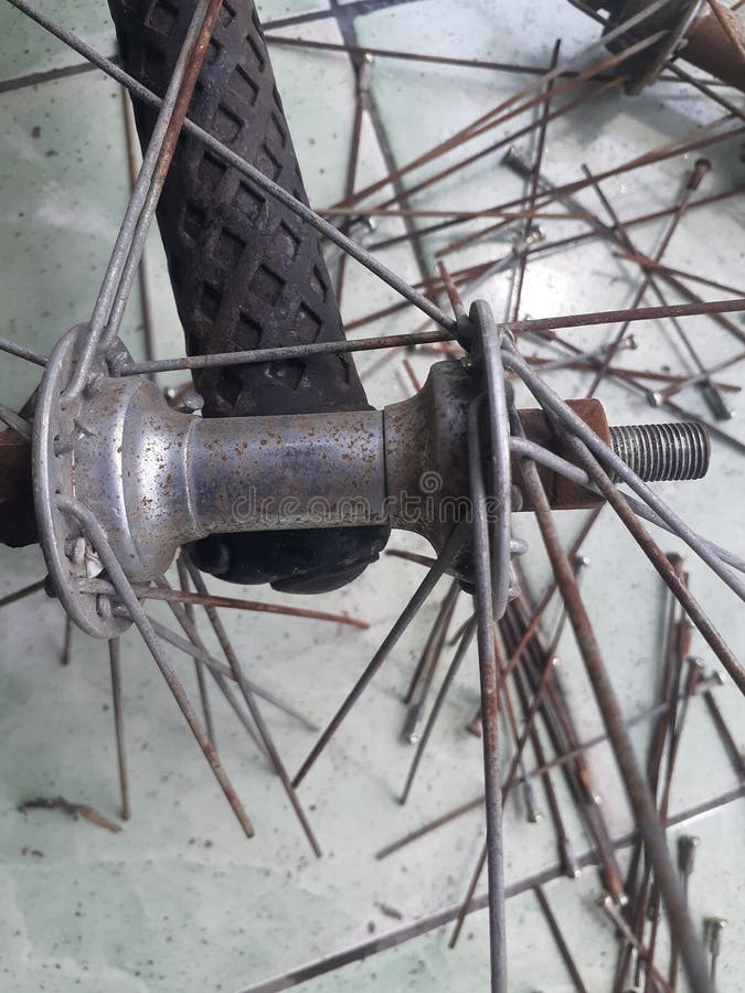 Rusted Bicycle stock photo. Image of forgotten, bicycle - 110162266