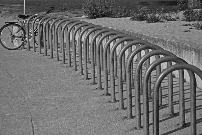 Rusted Bike Rack Picture. Image: 5742276