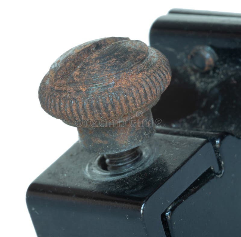 Rusted Bolt on an Old Scope Base Stock Image - Image of optic, scope ...
