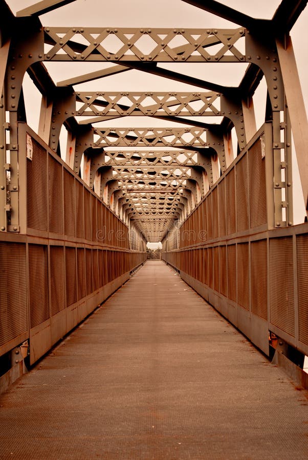 Rusted bridge stock photo. Image of structure, nature - 19642434
