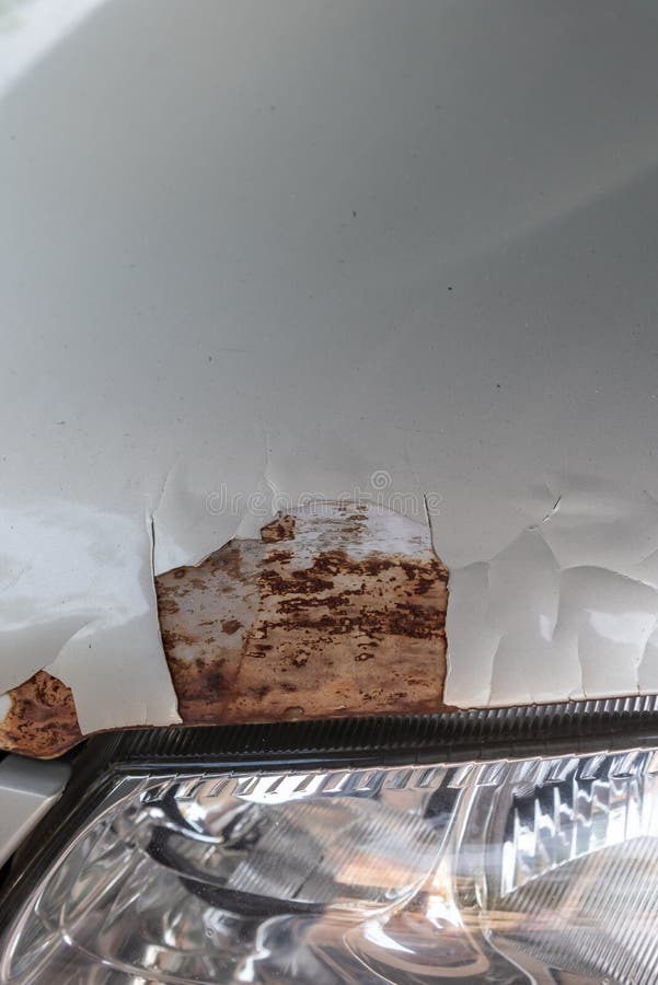 Rusted Car. Damaged and Broken on Surface Texture Stock Photo - Image ...