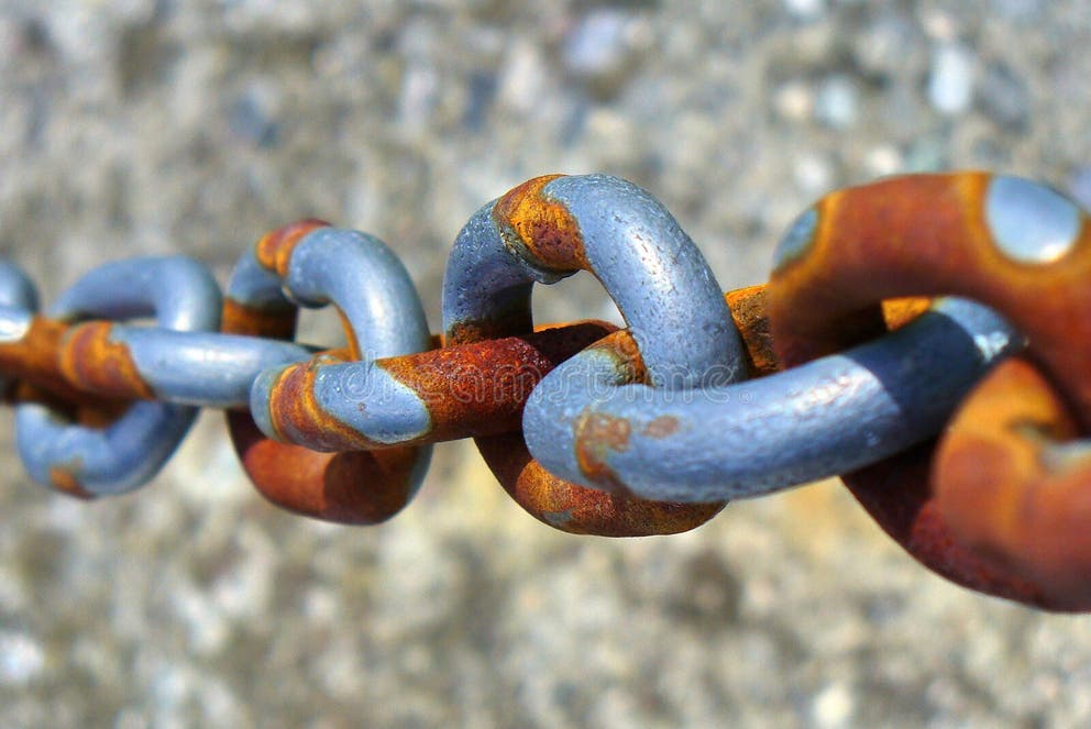 Rusted chain stock image. Image of bind, heavy, chains - 2186195