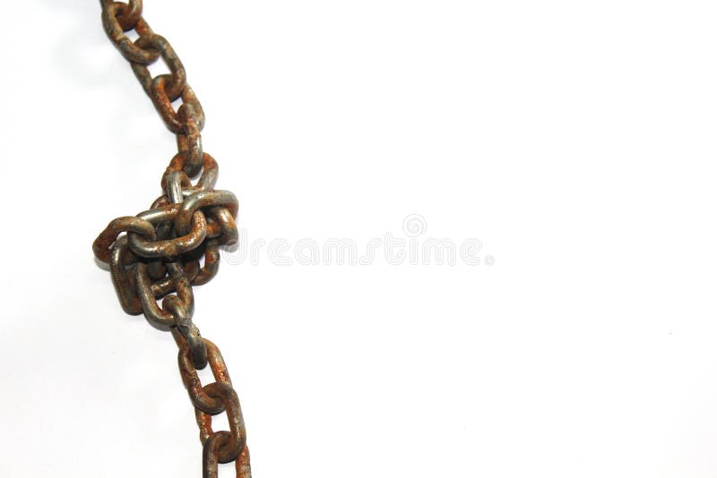 Knot of Chain Links stock image. Image of bokeh, security - 90430867