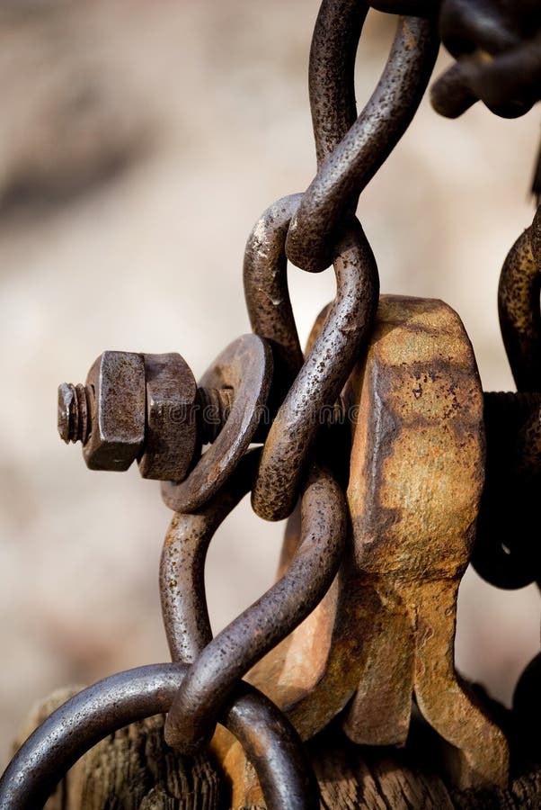 Rusted Chain stock image. Image of ghost, chain, machinery - 46152453