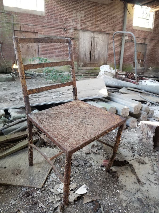 The sitting chair stock photo. Image of sitting, rusted - 126712494