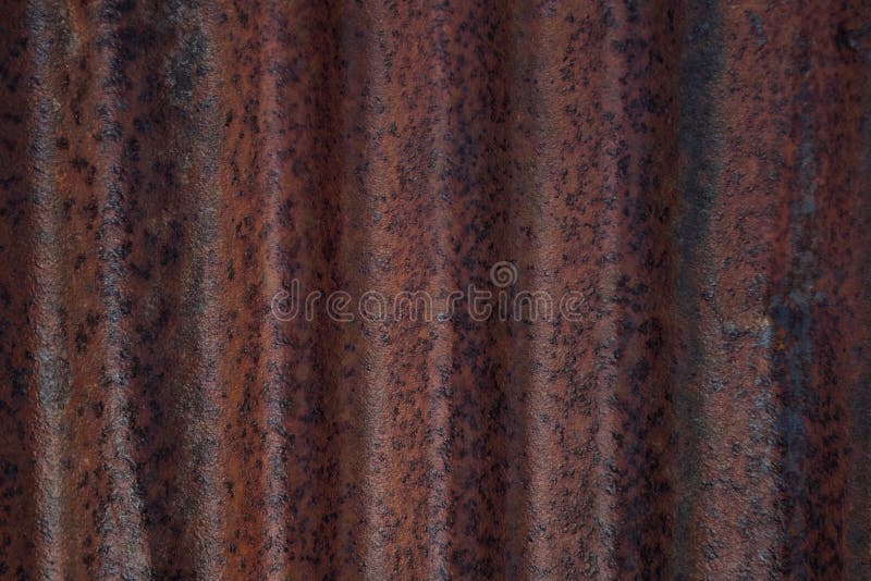 Rusted Corrugated Iron Sheet Stock Photo - Image of metal, corrugated ...