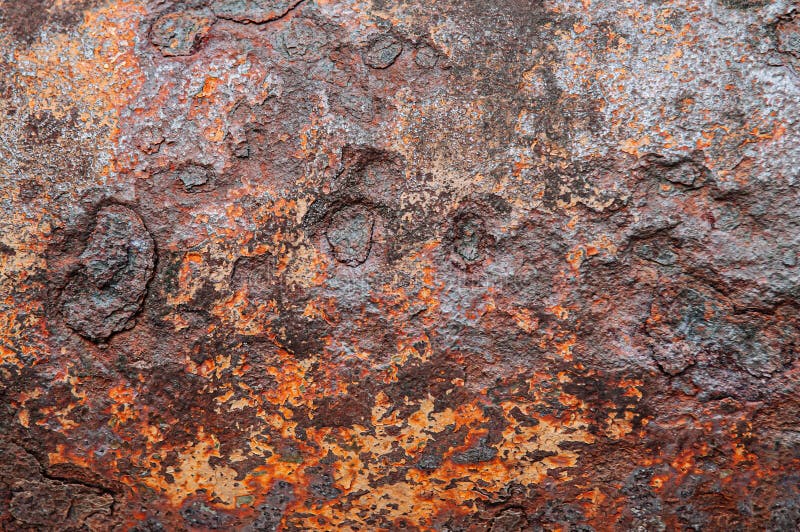Rusted Metal Texture Damage Iron Surface Background Stock Image - Image ...