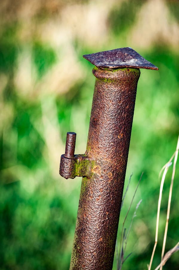 Rusted Fence stock photo. Image of worn, farm, flower - 44403616