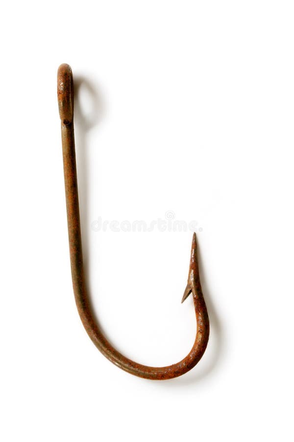Fish Hook stock photo. Image of object, symbol, fish, shine - 3285982