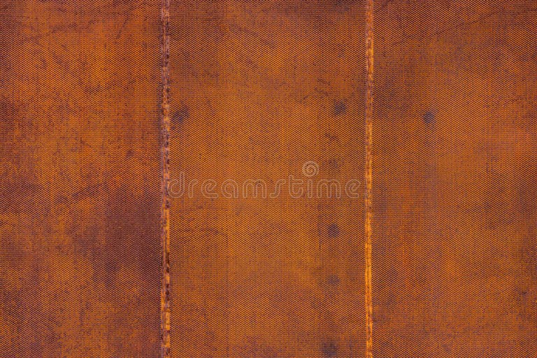 Rusted Steel Sheet Texture with Embossed Spherical Indentations Pattern ...