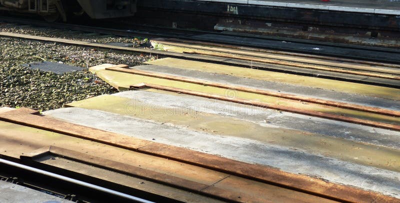 Rusted Floor Train Station Pattern Stock Photo - Image of freight ...