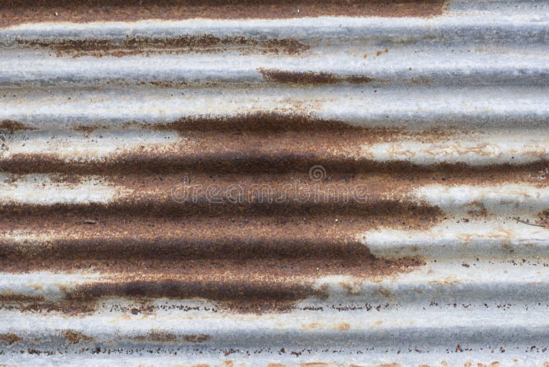 Rusted Galvanized Iron Plate Stock Photo - Image of grey, pattern ...