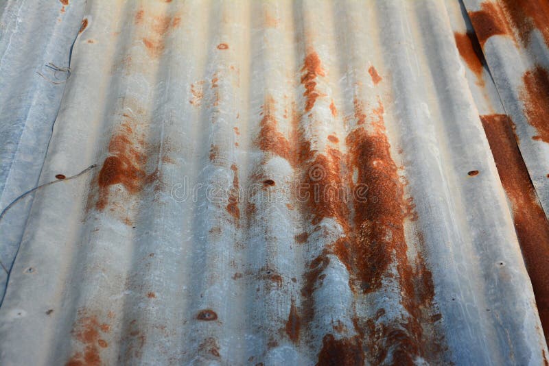 Rusted Galvanized Iron Plate Stock Image - Image of sheet, zinc: 37282677