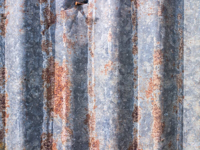 Rusted Galvanized Iron Plate Stock Photo - Image of lines, iron: 43929924