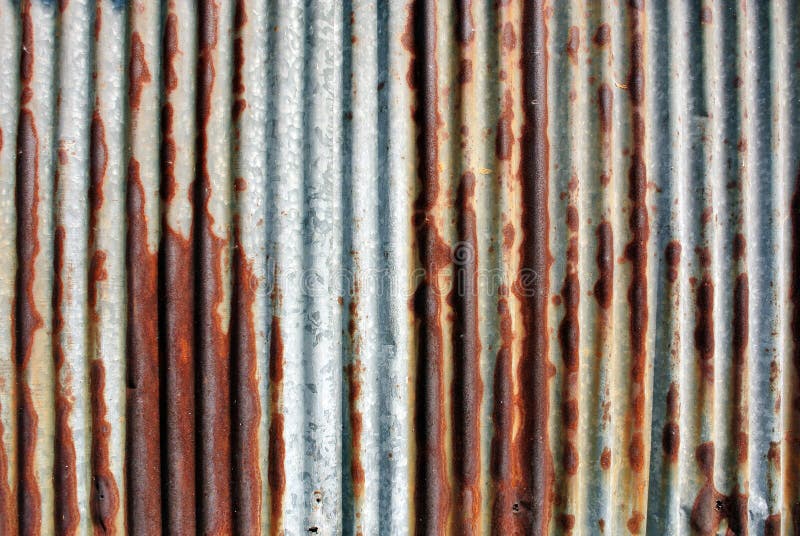 Rusted Galvanizou a Placa Do Ferro Imagem de Stock - Imagem de folha ...