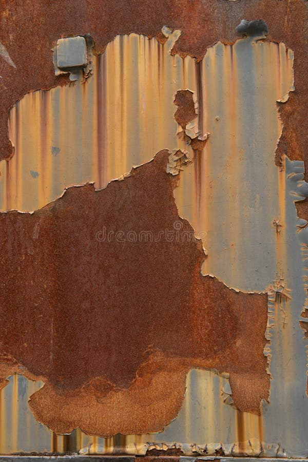 Rusted Green Iron Surface of a Old Train in a Beautiful Rough ...