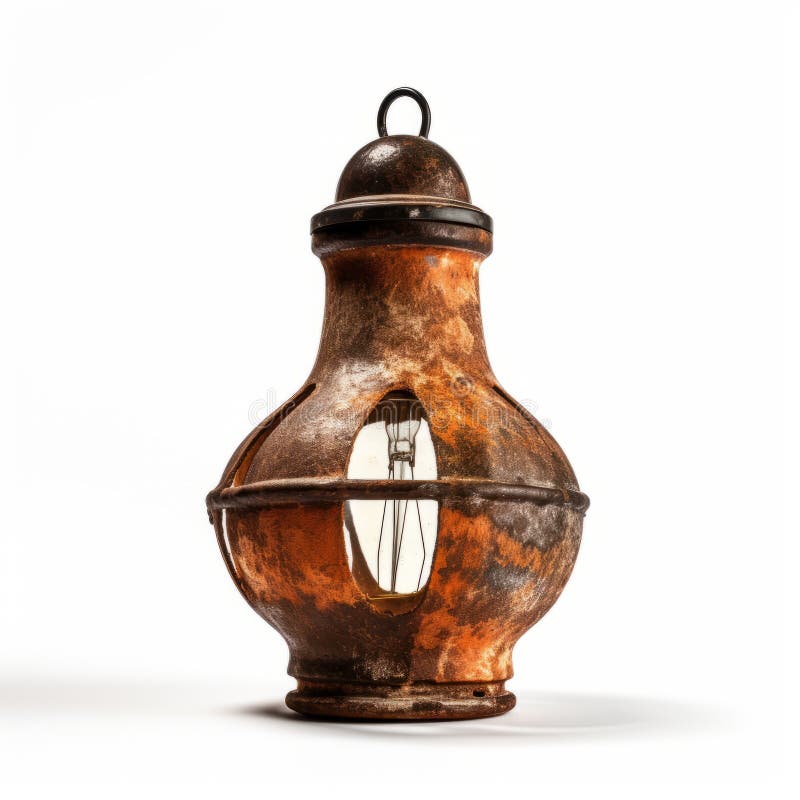 Rusted Iron Lantern: Vintage Studio Lighting with Minimal Rust Stock ...