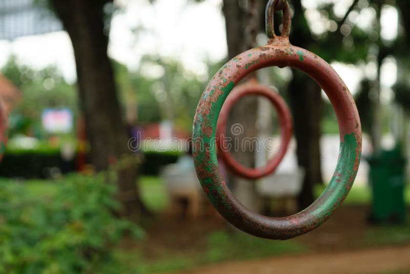Rusted Iron Ring stock photo. Image of circle, hold, climb - 55833650