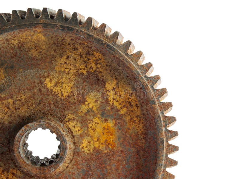 Rusted jagged wheel stock image. Image of wheel, steel - 67864223