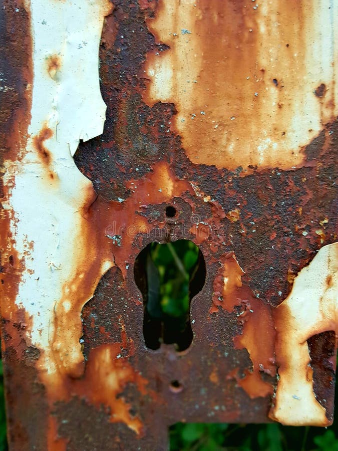 Rusted key lock stock image. Image of used, abstract - 123114301