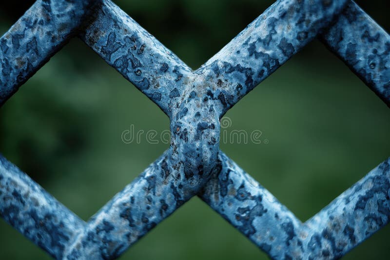 Rusted Metal Cross-shaped Structure Stock Illustration - Illustration ...