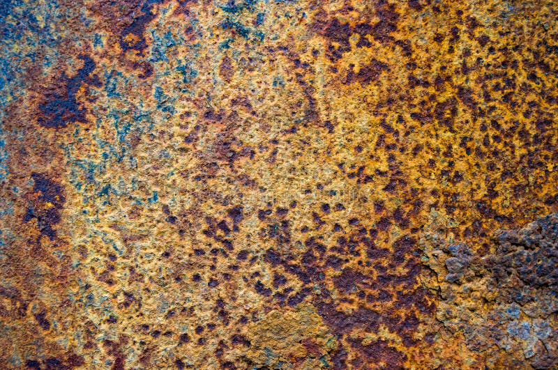 Rusted Metal with Deep Chipped Texture Stock Image - Image of iron ...