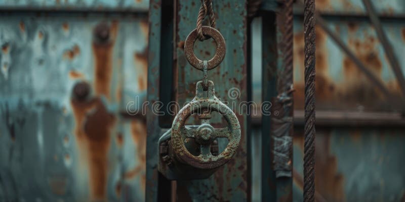 Rusted Metal Door Rusty Pull Chain Stock Photos - Free & Royalty-Free ...