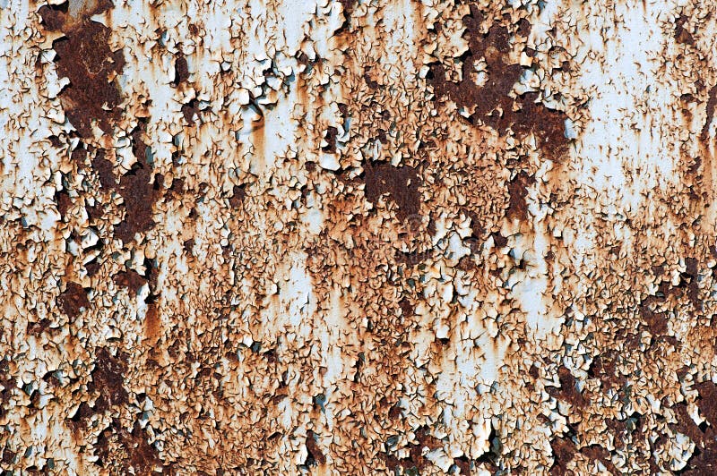 Rusted Metal and Flaky Paint Stock Photo - Image of urban, wall: 57134842